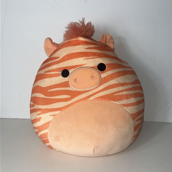 Squishmallows | Toys | Squishmallow Josue The Zebra Plush 1 Inch Peach ...